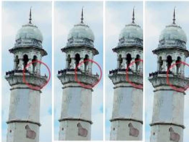 Tomb's minaret lattice collapsed, neglected by Archeology Department of ...