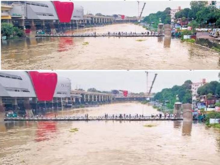 Floods in Pune due to Lonavla rains, Bhide bridge in Pune under water due to discharge from ...