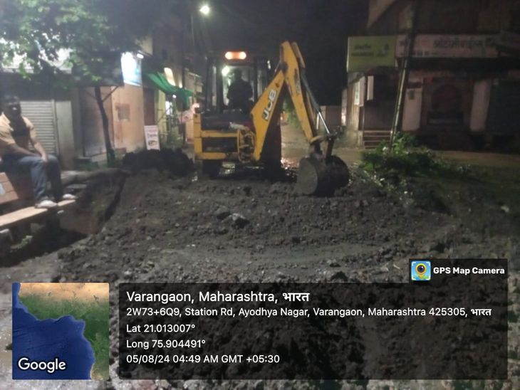 Temporary solution to the water accumulating in the residential areas ...