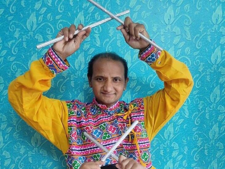 Garba King Ashok Mali Death Video Update Heart Attack During Playing ...