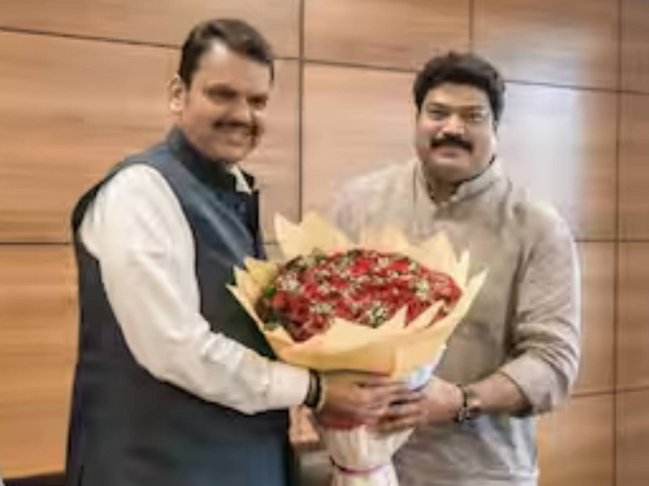 MNS Raju Patil Meet CM Devendra Fadnavis At 'Sagar' Bungalow | मनसे नेते राजू पाटील देवेंद्र ...