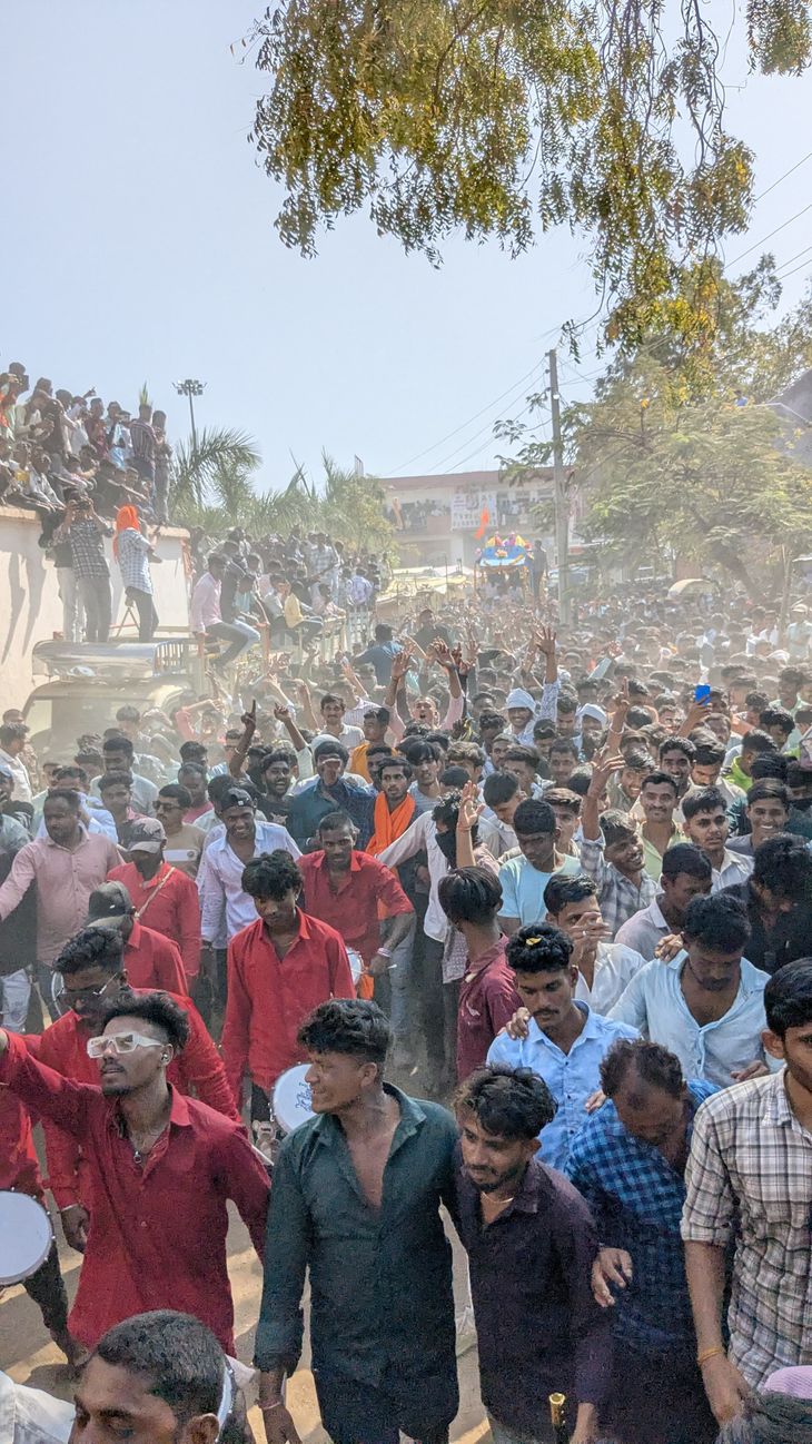 The first Maha Aarti was attended by more than 50 thousand devotees ...