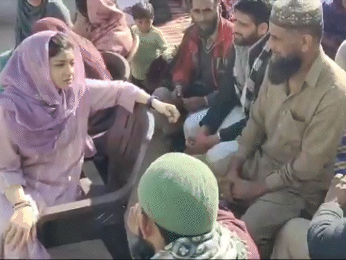 Mehbooba Mufti Daughter; Iltija Mufti Kathua Visit Update | Jammu ...