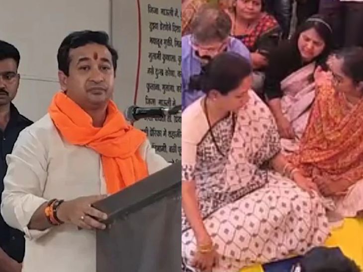 Supriya Sule|Santosh Deshmukh family| Nitesh Rane| Disha Salian ...