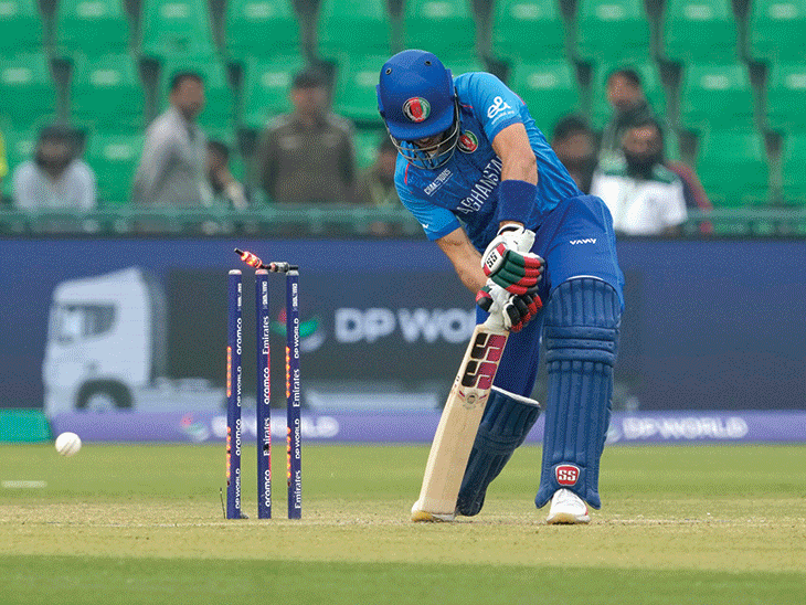 AUS Vs AFG Champions Trophy Photos; Steve Smith Ibrahim Jadaran ...