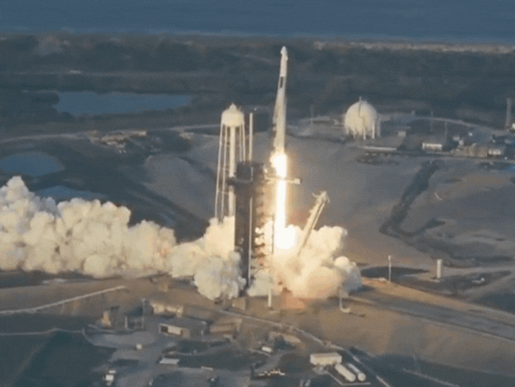 Rocket Launch For The Return Of Sunita Williams From ISS