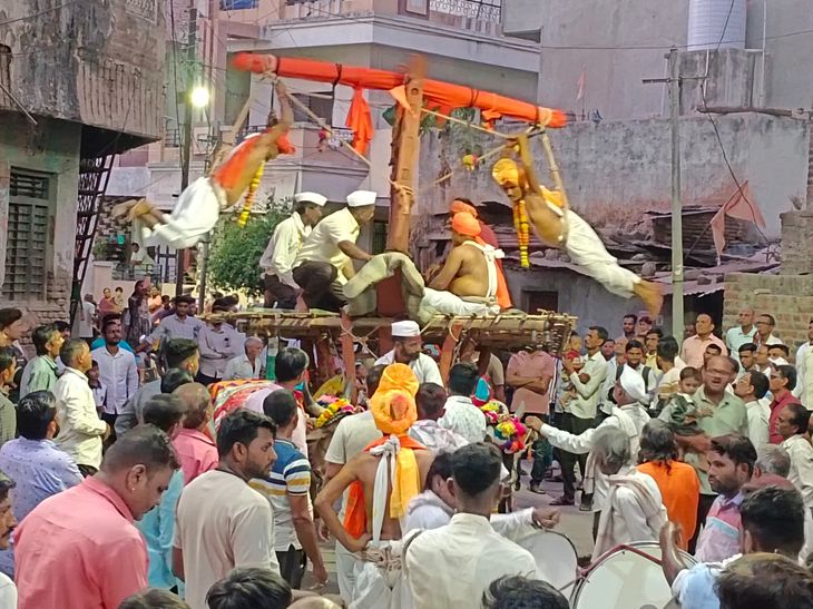 On the occasion of the pilgrimage of Bhavani Mata, a procession of ...