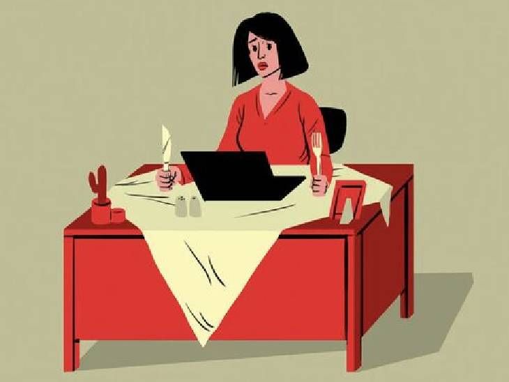 The trend of not taking lunch breaks in the office | ऑफिसमध्ये लंच ...