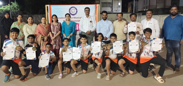 Dharashiv players bag 53 medals in National Musical Chair Skating ...