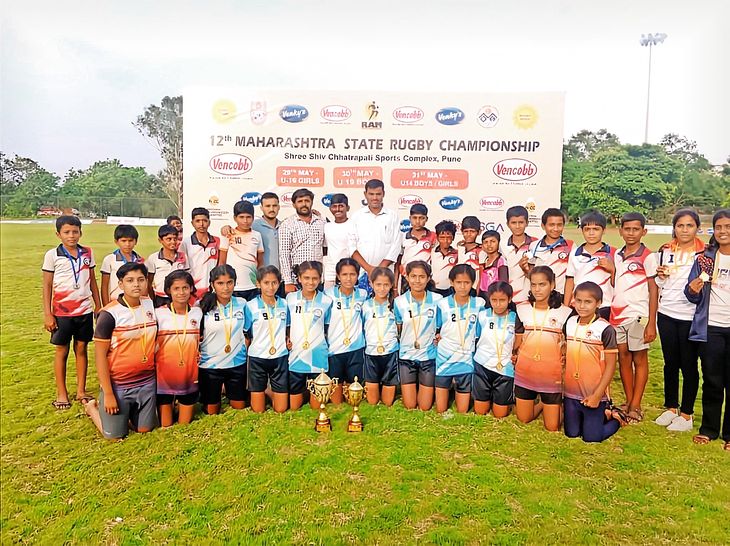 Boys' team wins silver medal, girls' team wins bronze medal, Dharashiv ...