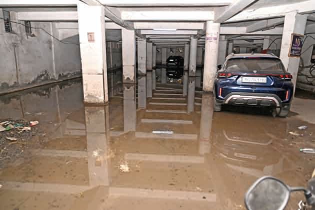During the monsoon, water enters the basement of 312 buildings in the ...
