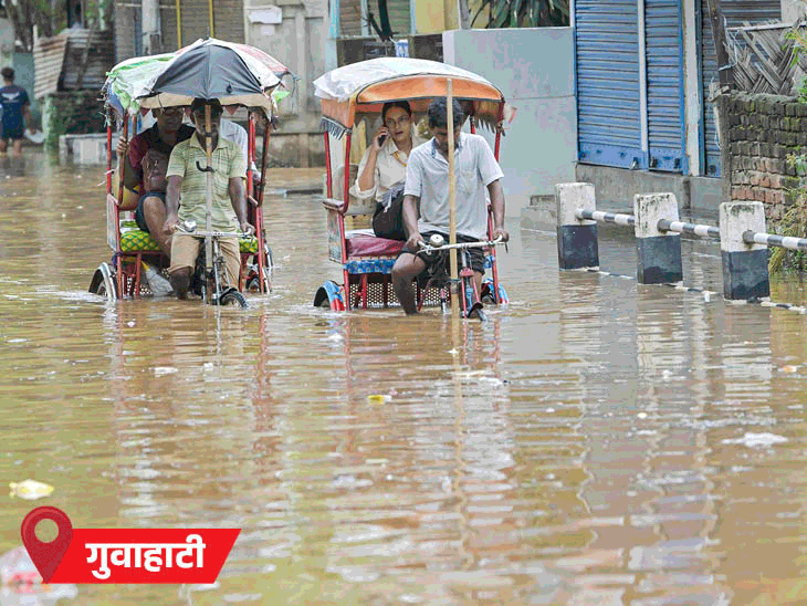 IMD Weather Rainfall LIVE Photos Update; Bihar Himachal Flood | Uttarakhand Mumbai Rajasthan ...