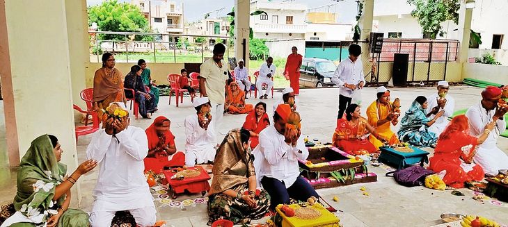 A grand procession was taken out to pay homage to the Lord Shiva at the ...