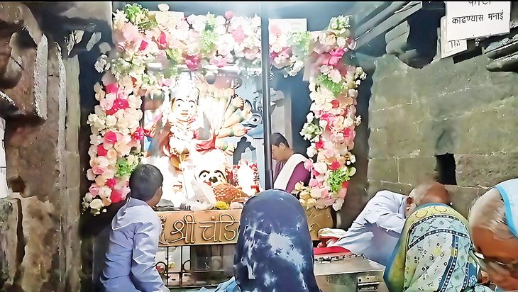 The installation of the Ghatsthapana took place in Patnadevi Temple ...