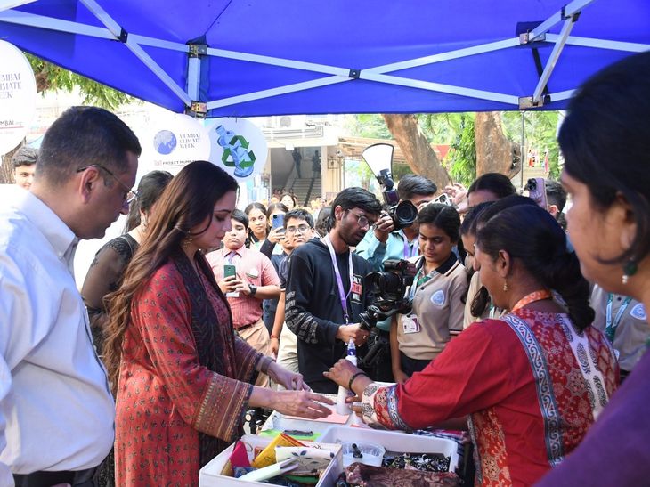 Zero Waste School Project Mumbai Launch; Dia Mirza Students Climate Action