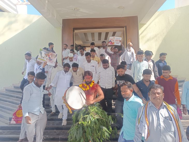 Potraj agitation in Bhokardan tehsil, Mangesh Sable, a social activist ...