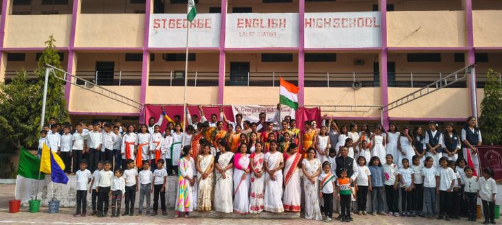 Republic Day at Lasur Station St. George's School