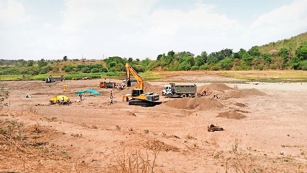 Bhuvan's sand pit finally closed; Action taken due to violation of ...