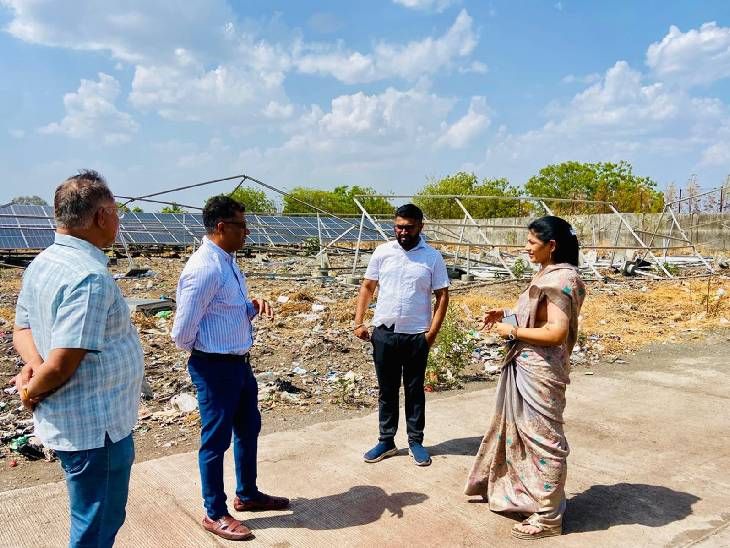 25 percent failure of solar project in garbage depot, hit by storm ...