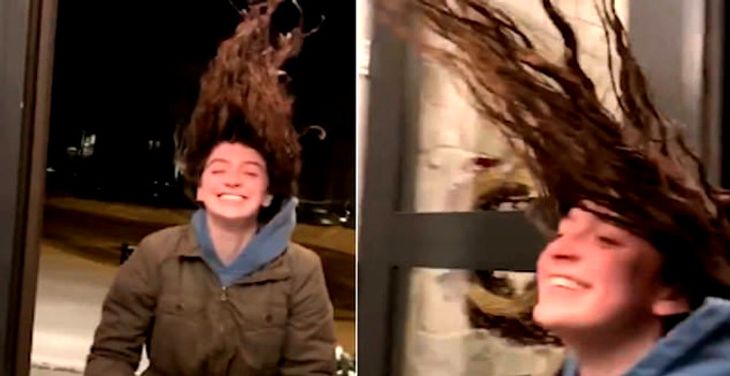 Polar Vortex: Woman's Wet Hair Instantly Freezes into 'Cool' Hairdo ...