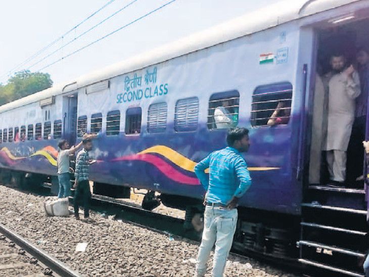 Gujarat Express pilot pilot, 1500 passengers, two signal breaks reached ...