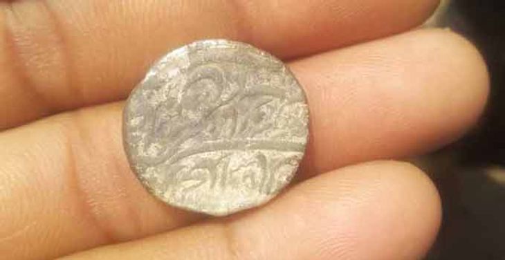 During the monastery building in Rajasthan, ancient silver coins were ...