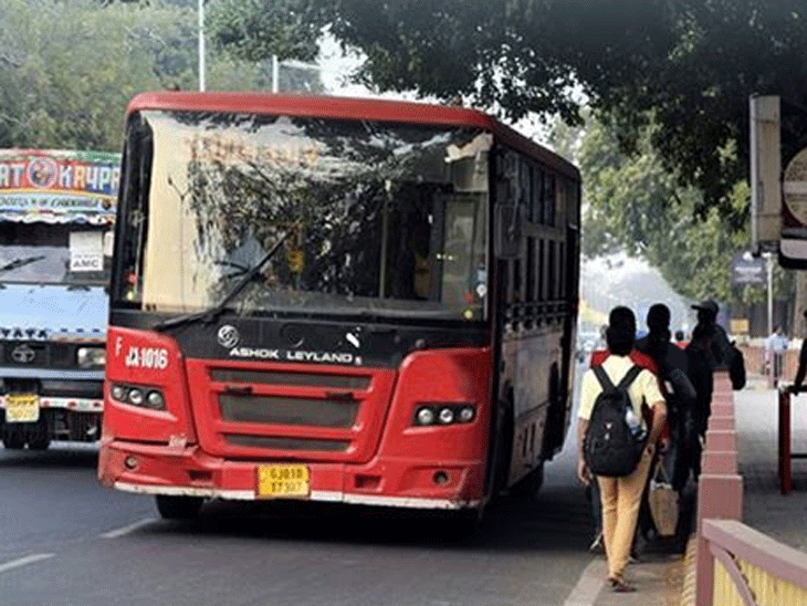 AMTS-BRTS will start from Monday but buses will not cross the river, 50 per cent passengers will ...