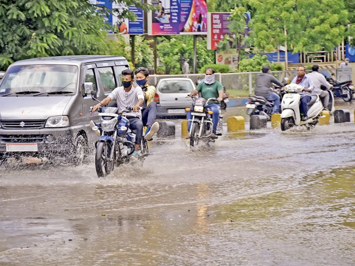 Two inches of rain in Umrala and one and a half inches of rain in ...
