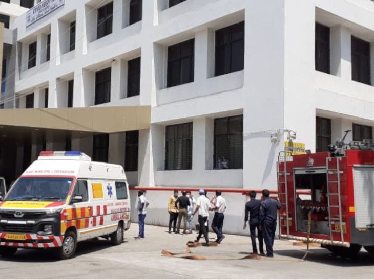 A fire broke out in the ICU on the second floor of the new civil ...