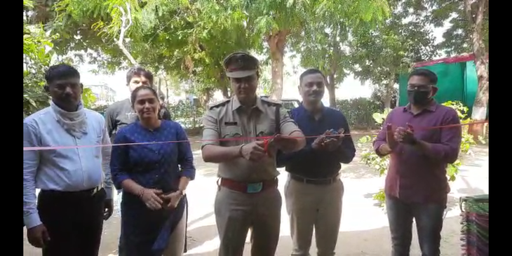 At Patan Police Headquarters, the District Police Chief opened a ...