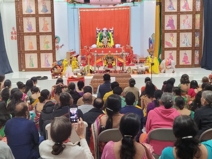 Gokuldham mansion in Atlanta celebrates Dwarkadhish's flag-raising ...