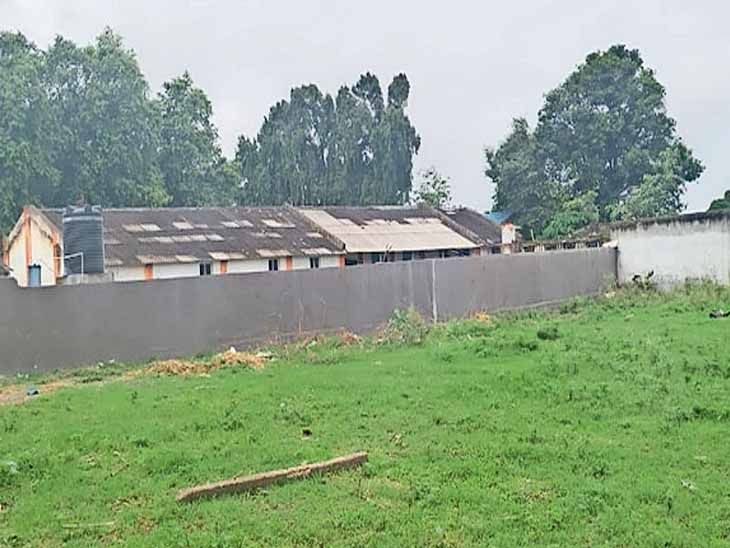 Years later a compound wall was built around the Ashram School and the ...