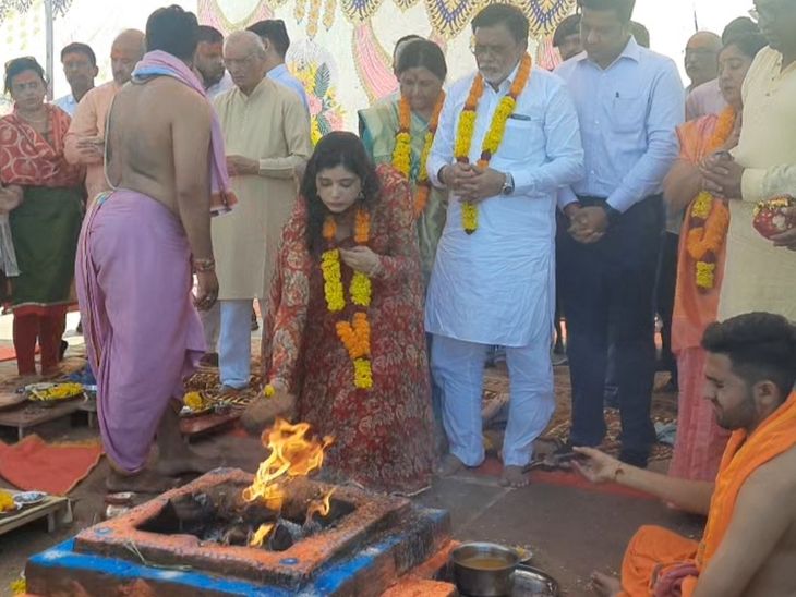 Hosted by the family of the temple trustee and the district collector ...