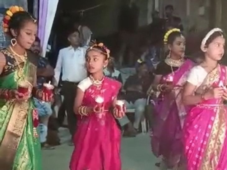 In the summer, small children called Ras Garba with lanterns in their ...