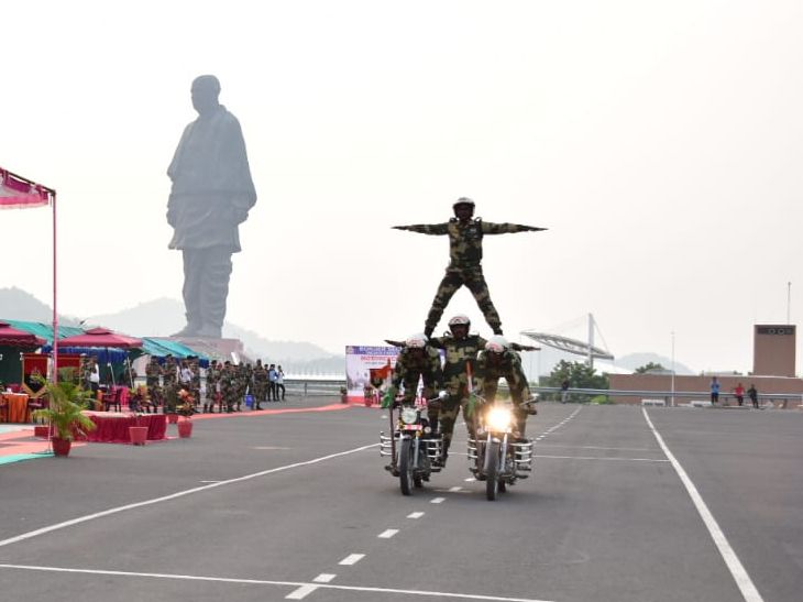 Bike rally from Attari-Wagha border in Punjab reaches Statue of Unity ...