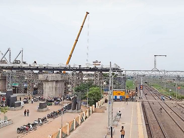 236 feet long largest steel structure ready for Keem Railway Fly ...