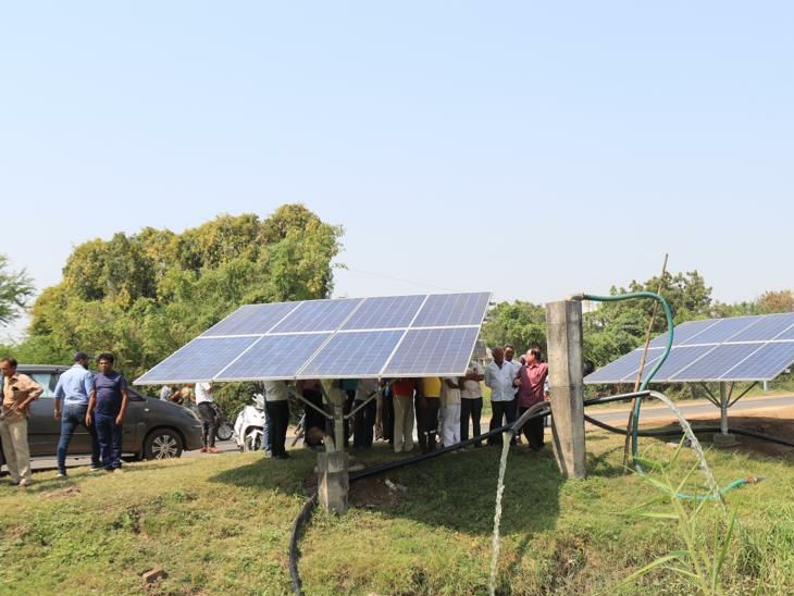 Bhandut became Gujarat's first 100% solar water pump powered village