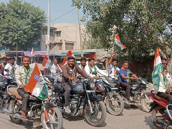 The Gujarat Change Sankalp Yatra was welcomed in Hasalpur