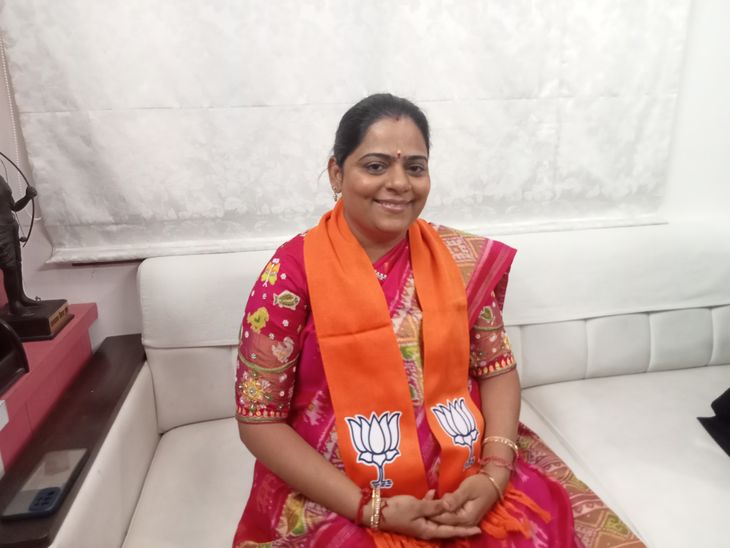 MLA Nimisha Suthar was once again given ticket on Morwa Hadaf seat ...