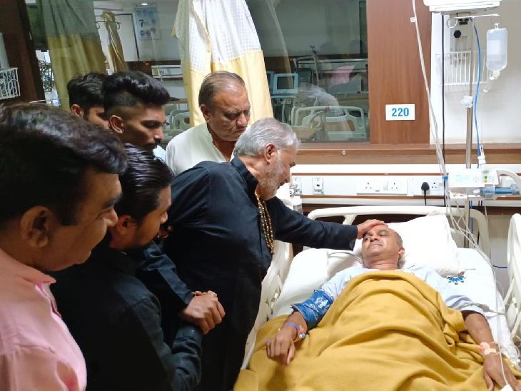 Revatsinh Gohil, the Congress candidate for the Bhavnagar rural seat, was rushed to the hospital ...