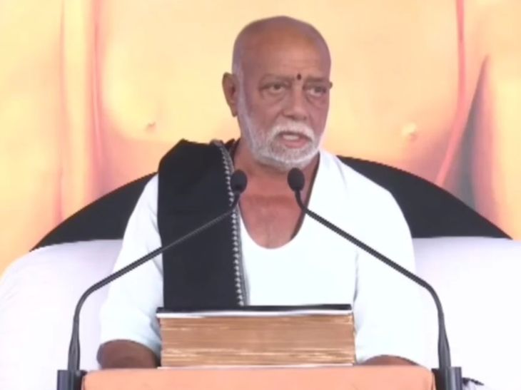 As Hirab's health improved, Morari Bapu prayed for his speedy recovery ...