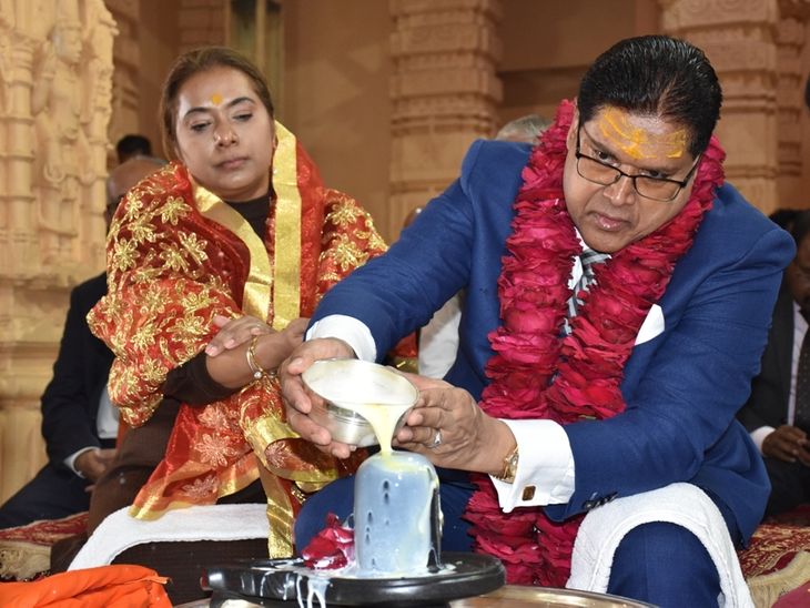 felt blessed by offering puja; The foreign President performed ...