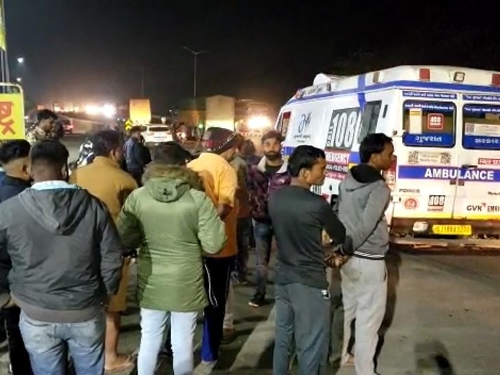 A middle-aged man crossing the road on Vapi Balitha highway was hit by ...