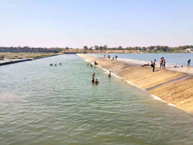 Bathing has been banned for two days in Sindhrot, Lanchanpur on the ...