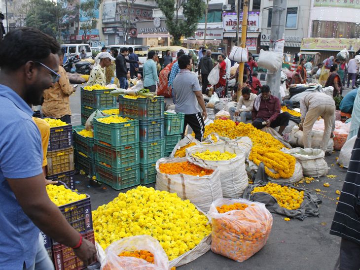 The demand for 10 thousand kg of flowers per day in the city has ...