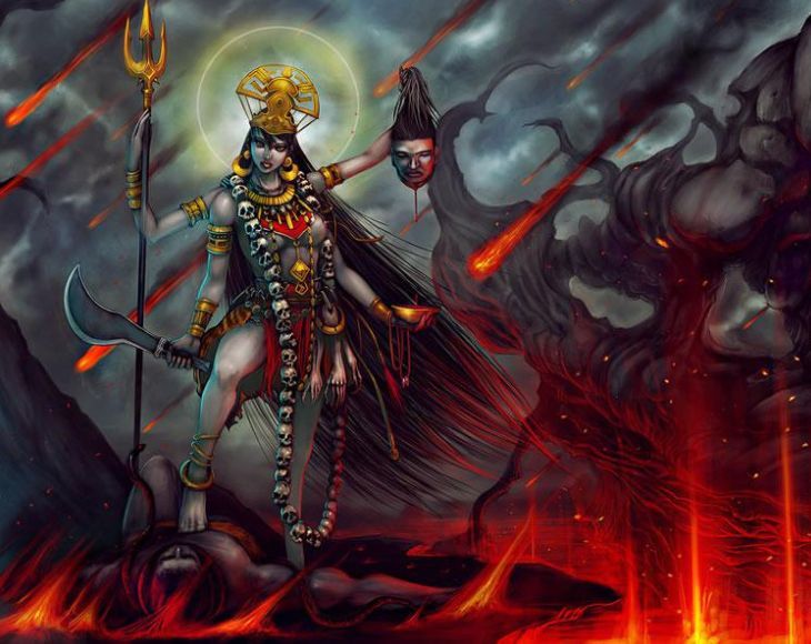 Worshiping this form of Mata Kalratri destroys evil and removes ...