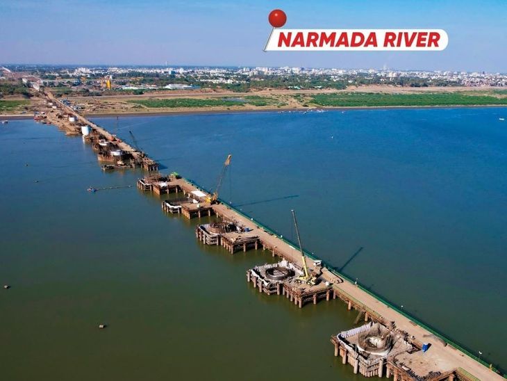 The longest bridge over Narmada river in Gujarat will be completed in ...