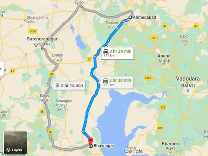 The 80 km road between Ahmedabad and Bhavnagar will not remain closed ...