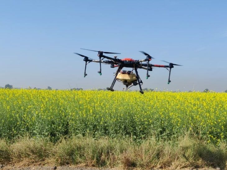 A simple solution to the drag of farm laborers is the spraying of ...