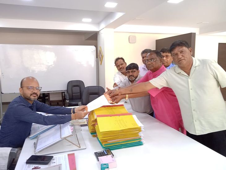 In 116 villages of East and West of Godhra taluk, application form was ...